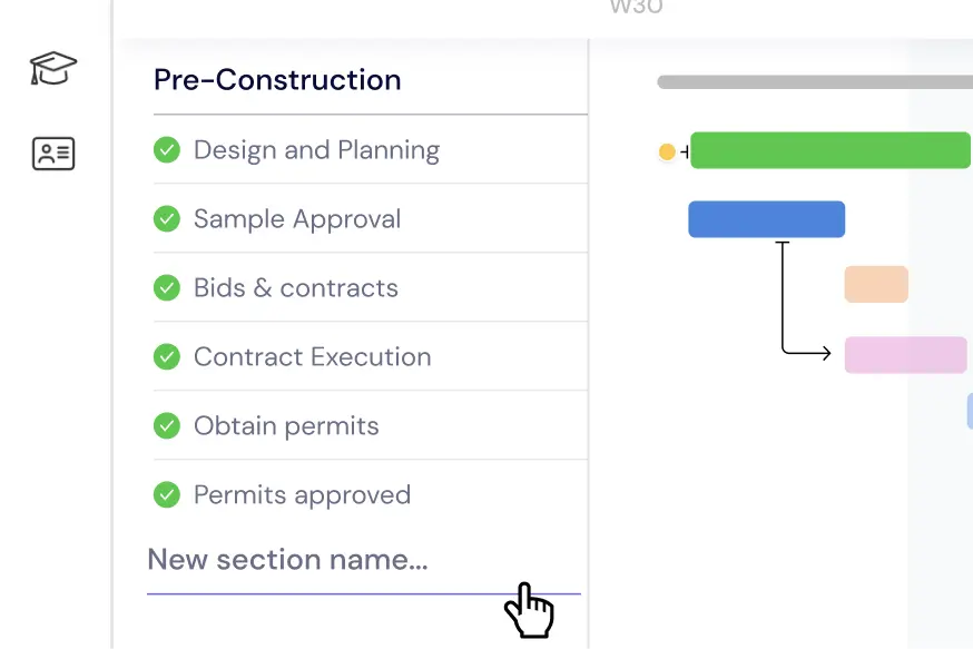 Gantt Charts for Construction
